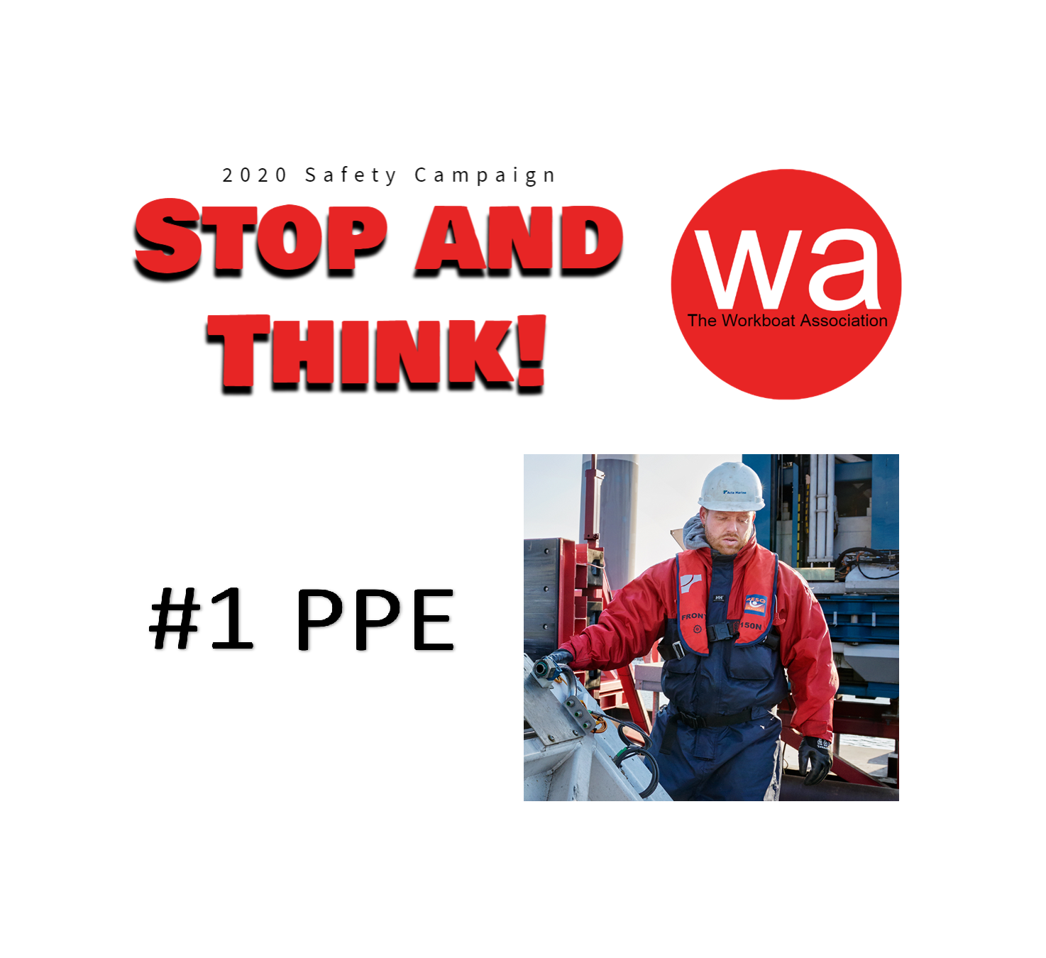 Stop and Think! : 2020 Safety Campaign – The Workboat Association