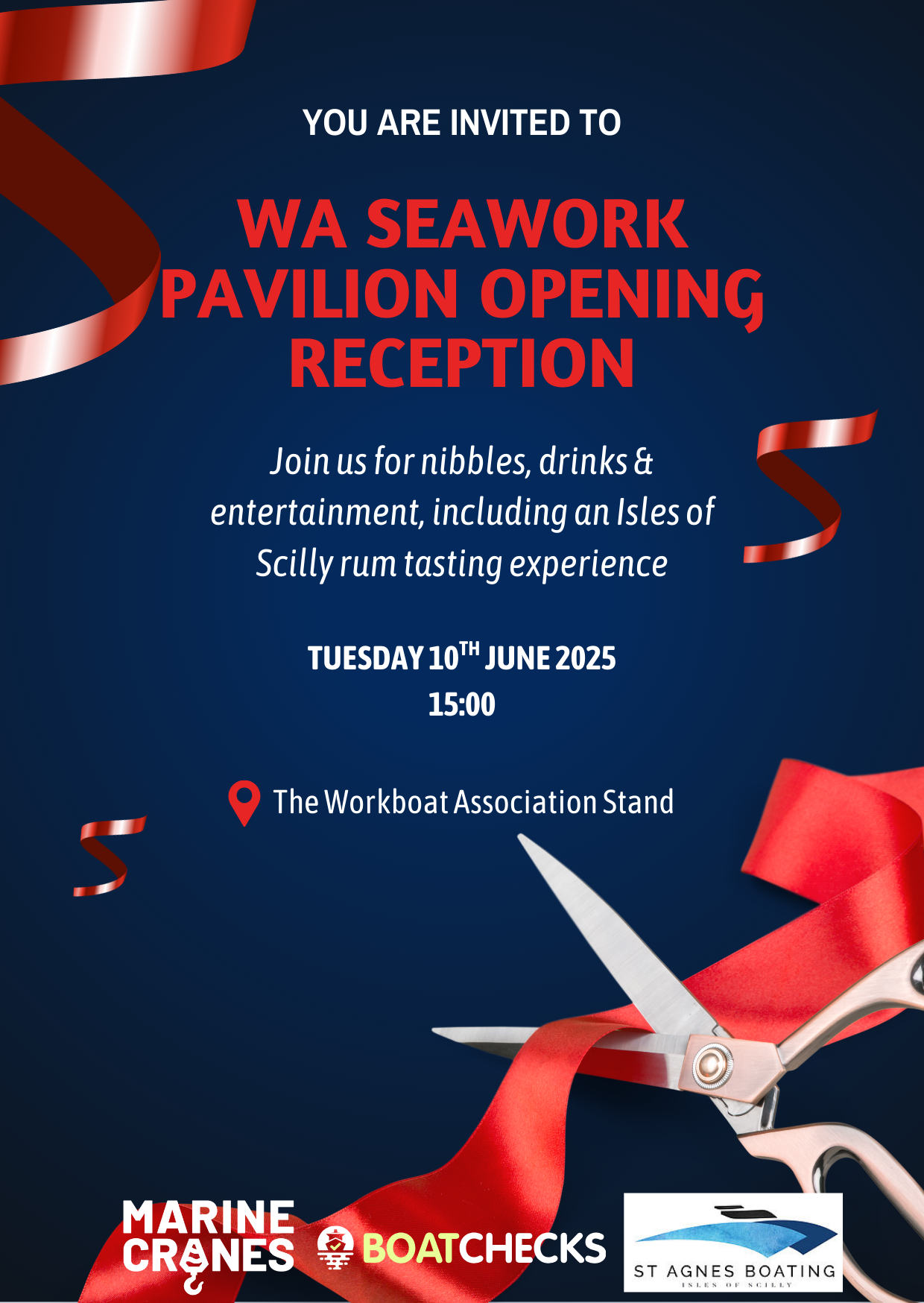 WA Seawork Pavilion Opening Reception – The Workboat Association